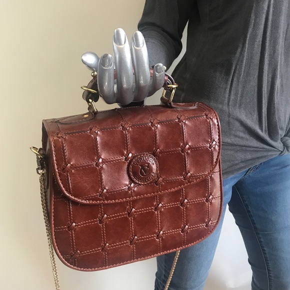 Verucci | Bags | Verucci Collection Brown Leather Crossbody Bag Purse ...